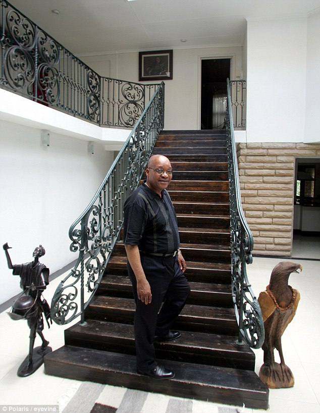 Jacob Zuma House Inside Duduzane Zuma Warns Protestors To Stay Away